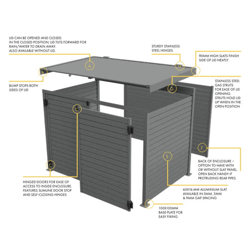 Custom Aluminium Pool Equipment Enclosure - Made to Order | 10 Year Wa ...