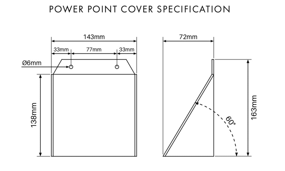 Polycarbonate tap/electrical cover – Poolsideglass